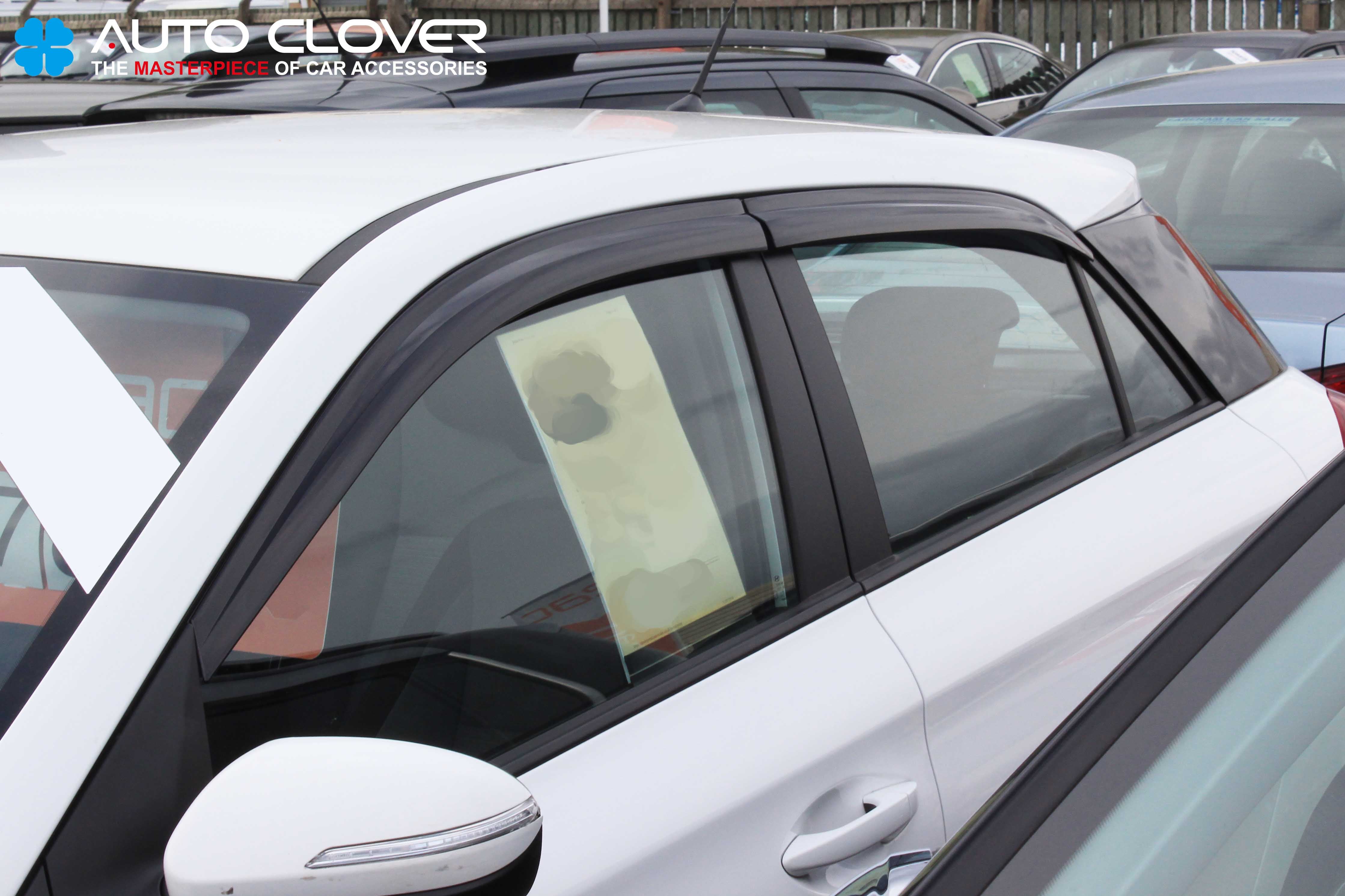 Auto Clover Wind Deflectors Set for Hyundai i20 2015 - 2019 (4 pieces ...